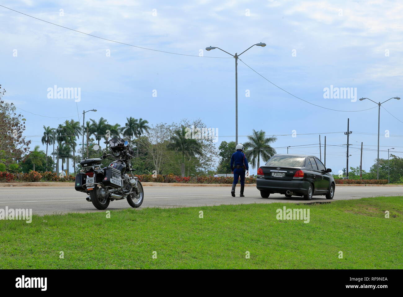 Traffic policeman with whistle hi-res stock photography and images - Alamy