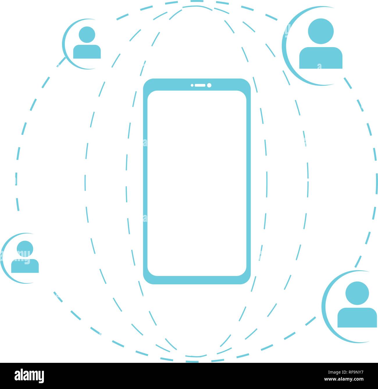 Social network icon Stock Vector Image & Art - Alamy