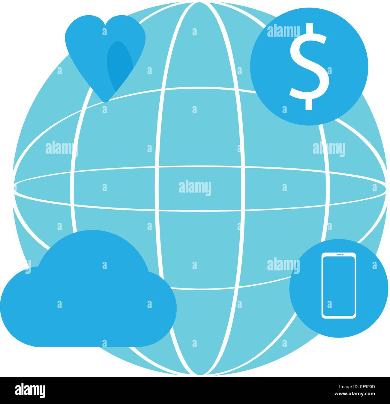 Social network icons Stock Vector Image & Art - Alamy