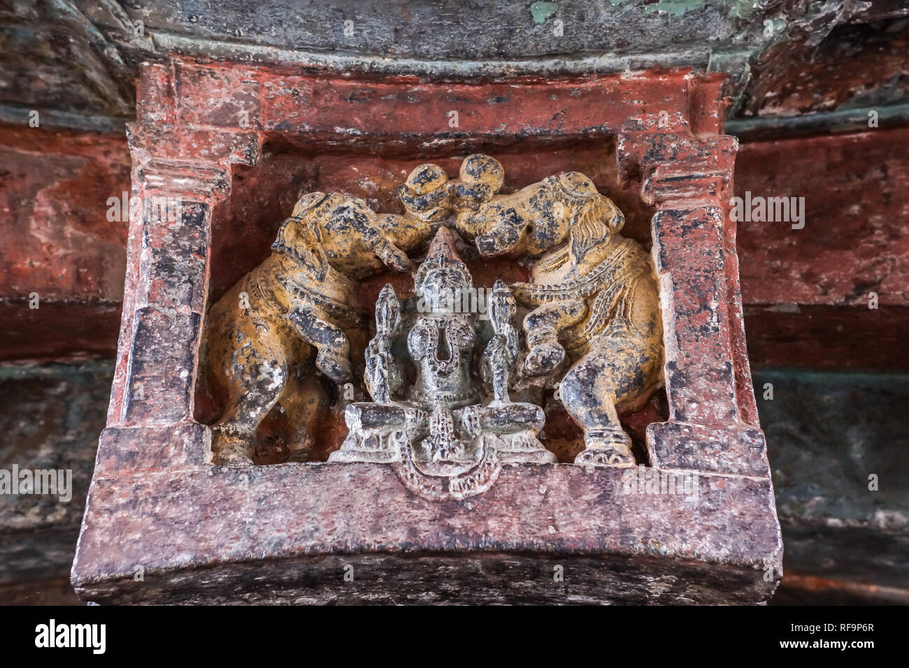 Belavadi, Karnataka, India - November 2, 2013: Veera Narayana Temple ...