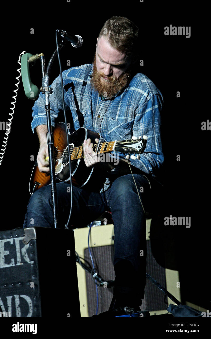 KINGSTON, NY - MARCH 13: Ben Miller of the Ben Miller Band performs at ...