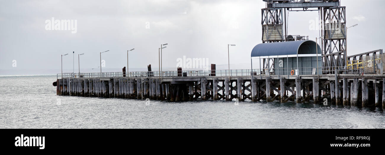 early morning at the jetty at Kingscote Kangaroo Island Stock Photo - Alamy
