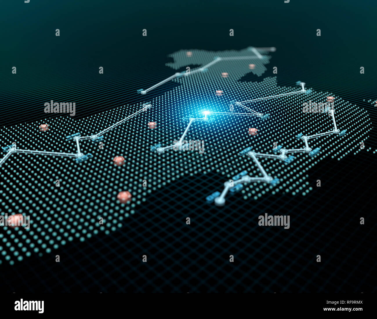 Financial stock market economic chart, map and economic index,china map ...