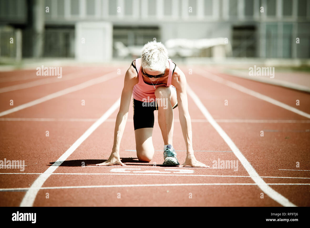 Skinny train track hi-res stock photography and images - Alamy