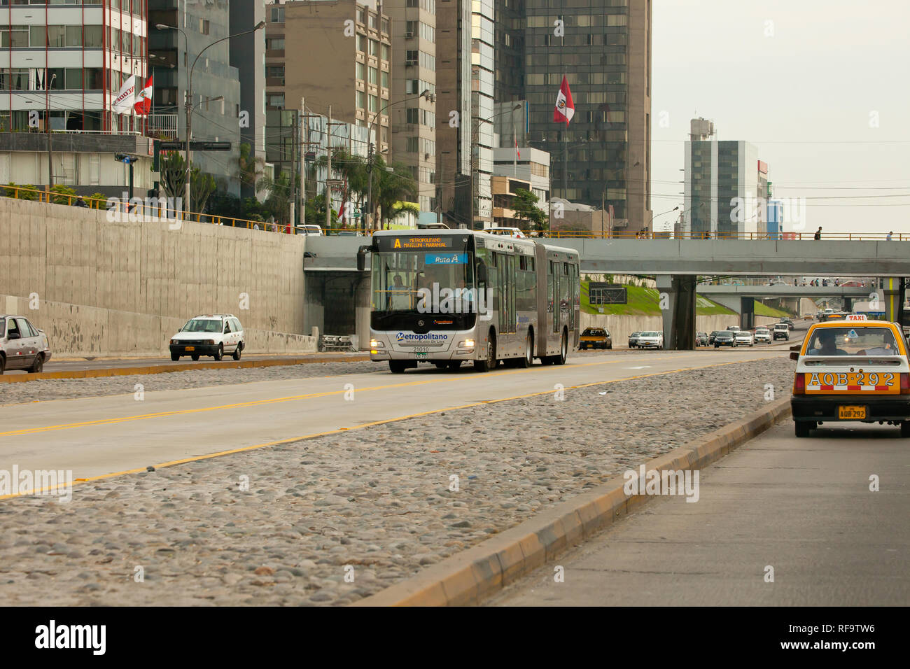 The main Lima highway Stock Photo - Alamy