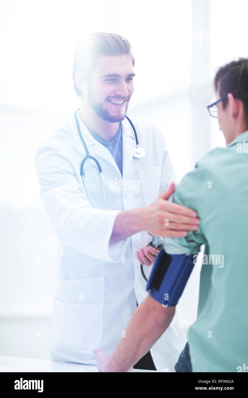 doctor doing a routine inspection of the patient Stock Photo - Alamy