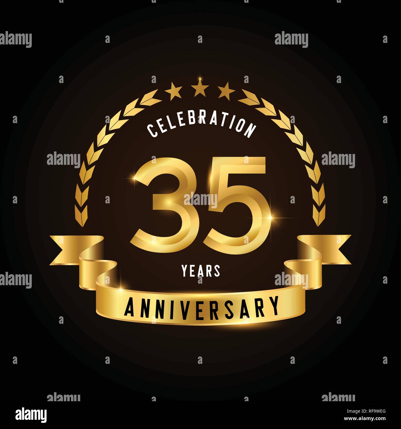 Thirty five 35 years anniversary hi-res stock photography and images ...