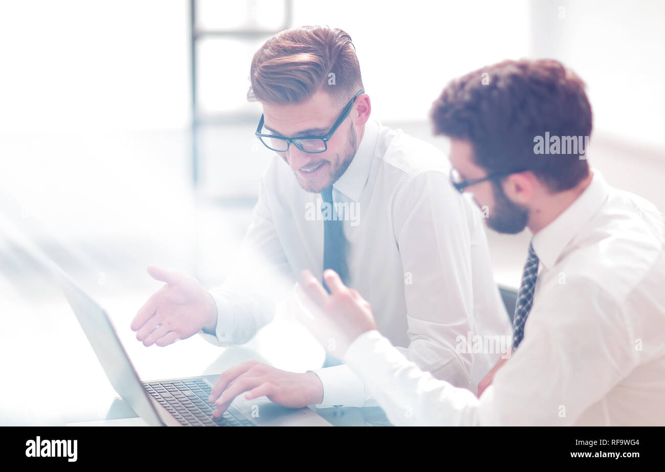 Working colleagues check data teamwork hi-res stock photography and ...
