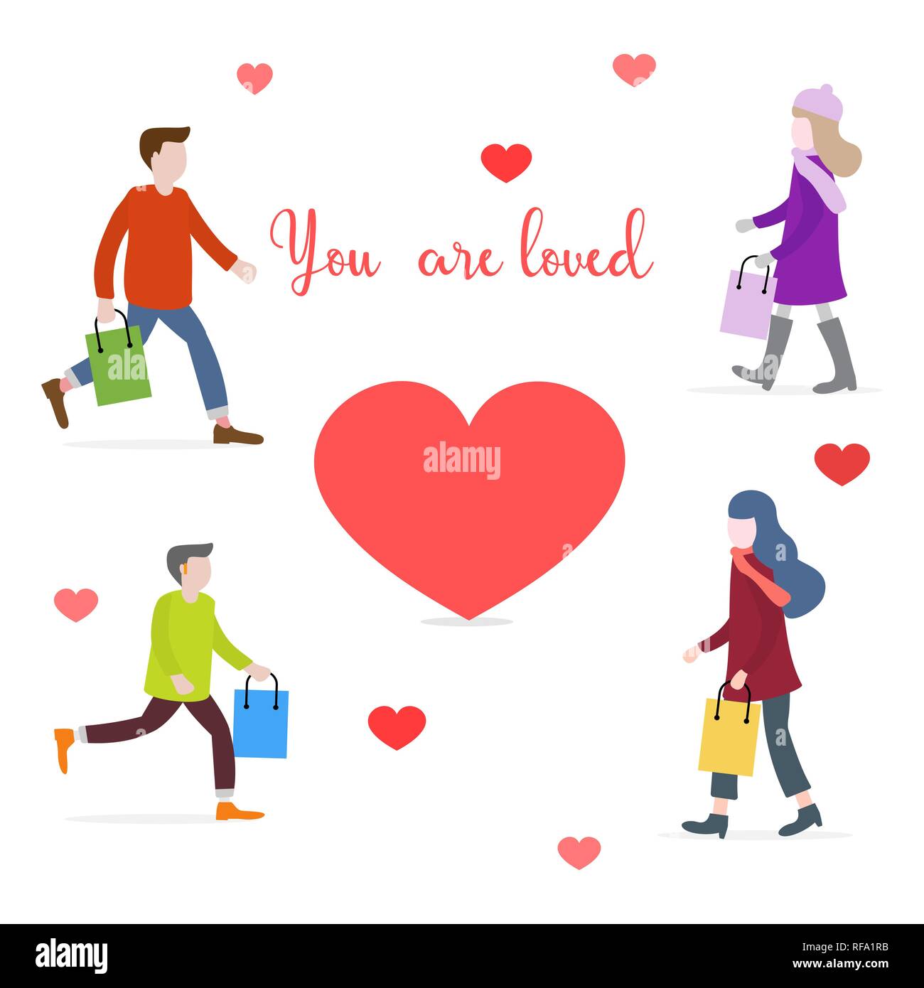 Love ones Stock Vector Images - Alamy