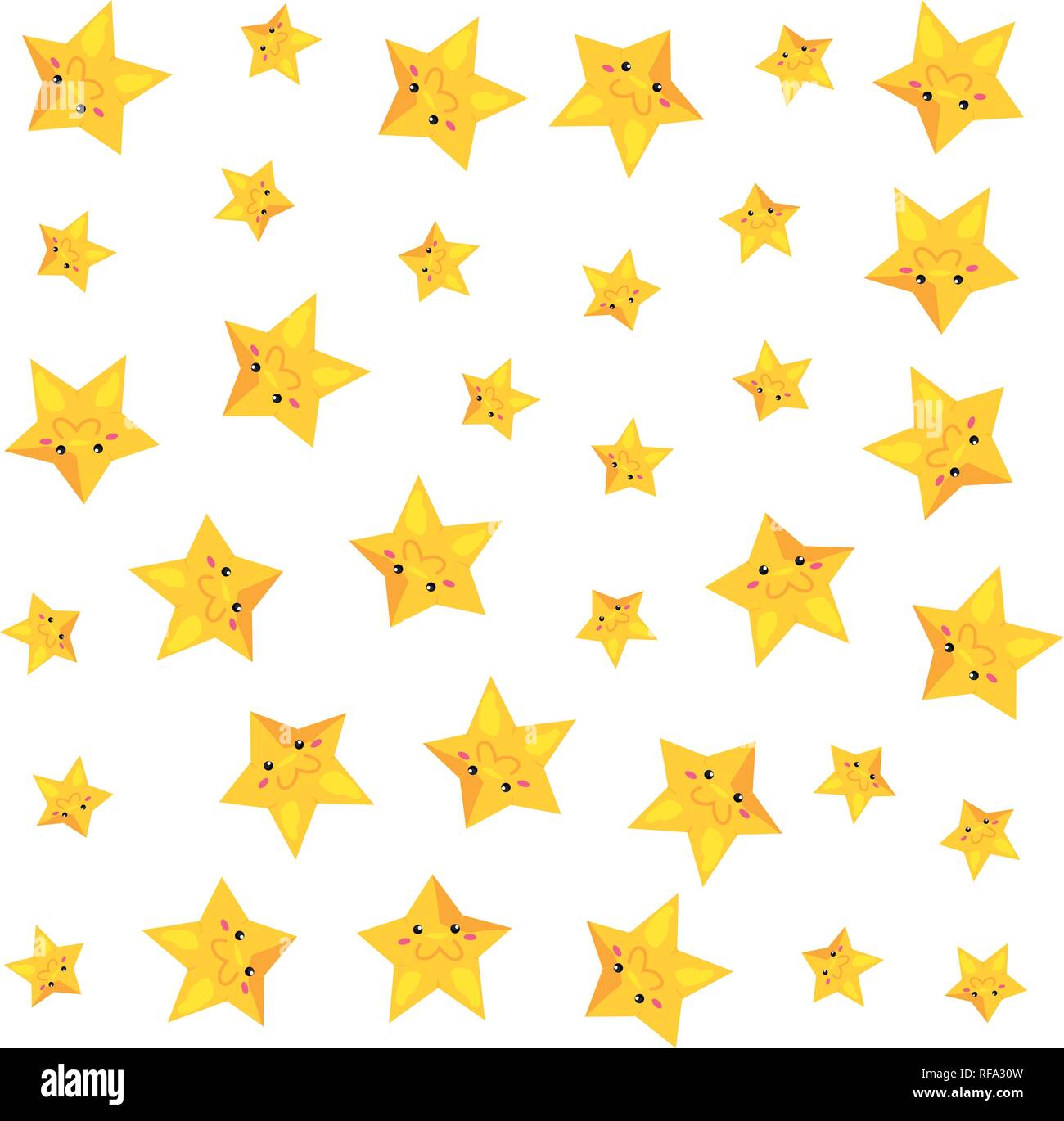 cute stars video game background vector illustration Stock Vector Image ...
