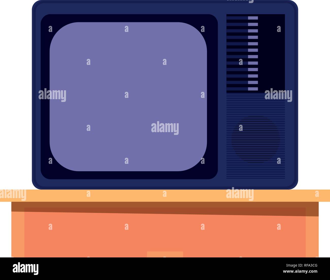 technology base color television background vector illustration Stock ...