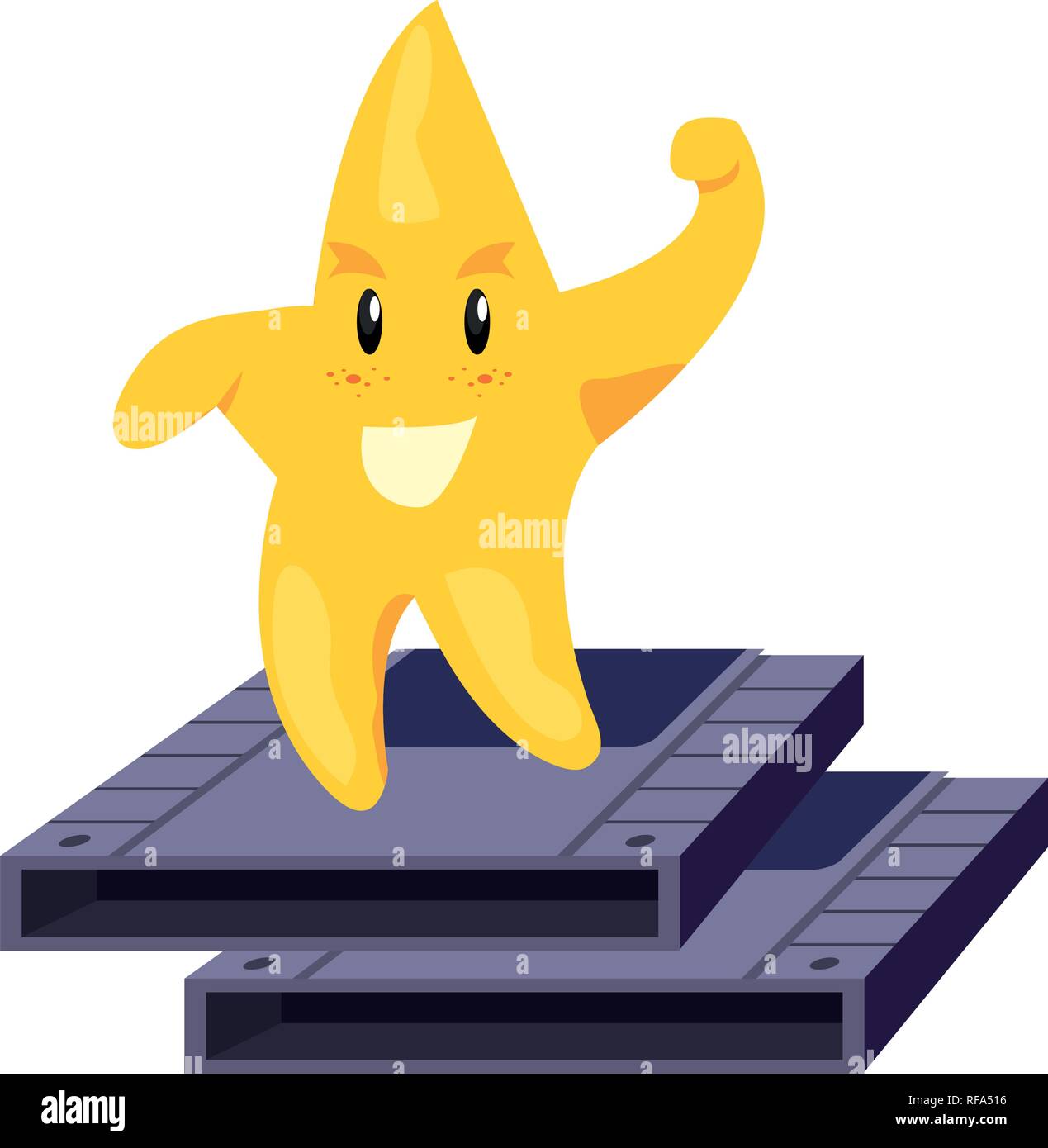 video game storng star cards play background vector illustration Stock ...