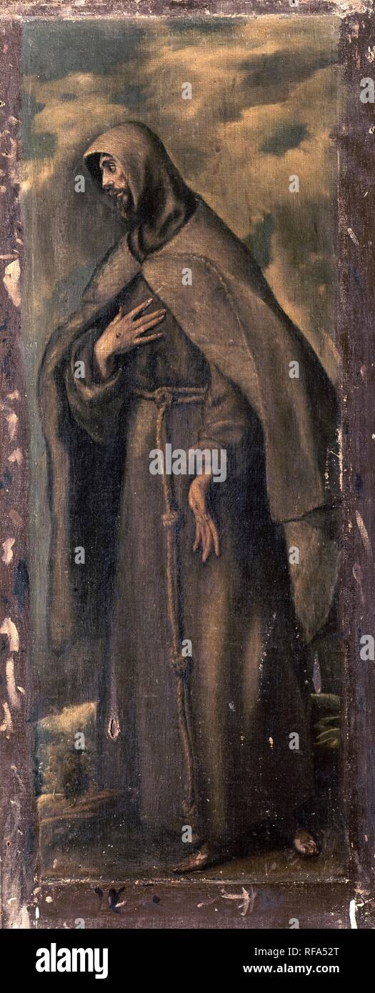 St. Francis of Assisi - 16th century - 138x56 cm - oil on canvas ...