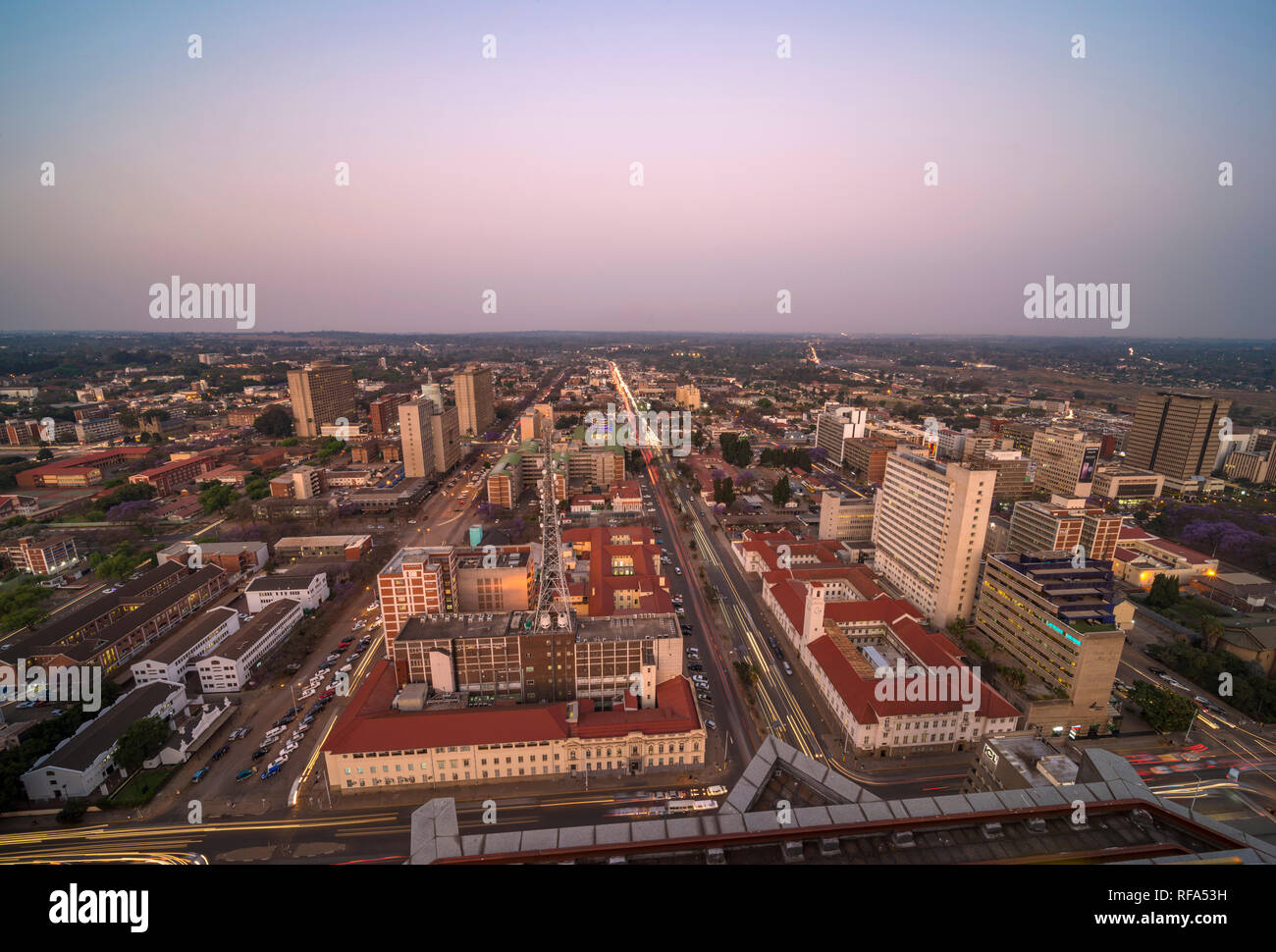 A skyline view of Harare, Zimbabwe Stock Photo - Alamy