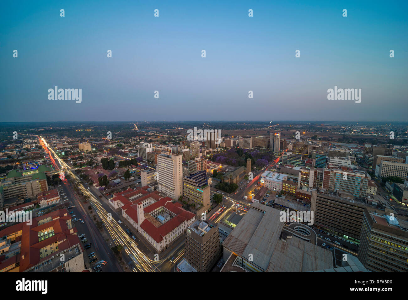 A skyline view of Harare, Zimbabwe Stock Photo - Alamy