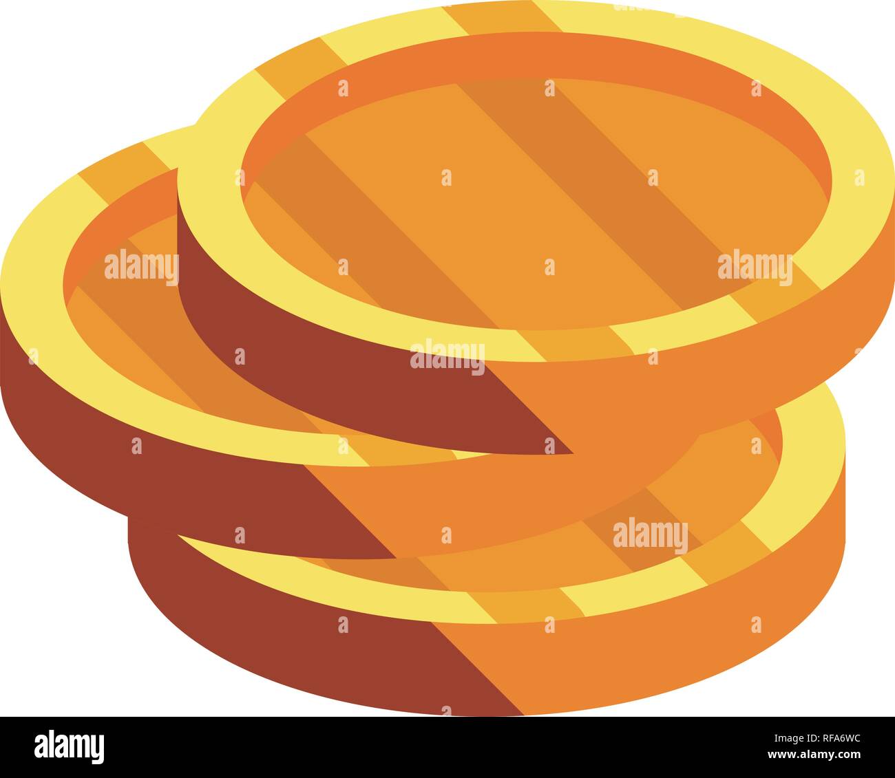 coins money video game background vector illustration Stock Vector ...