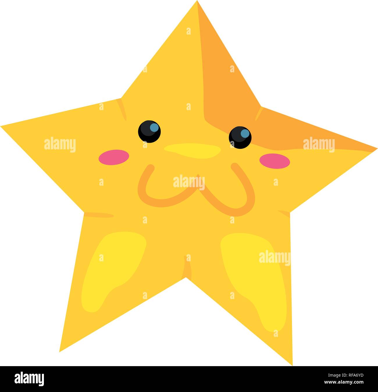 happy cute star video game background vector illustration Stock Vector ...