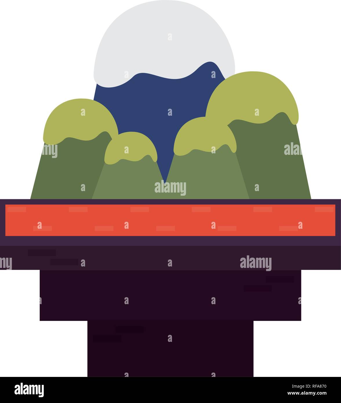 video game base world level vector illustration Stock Vector Image ...