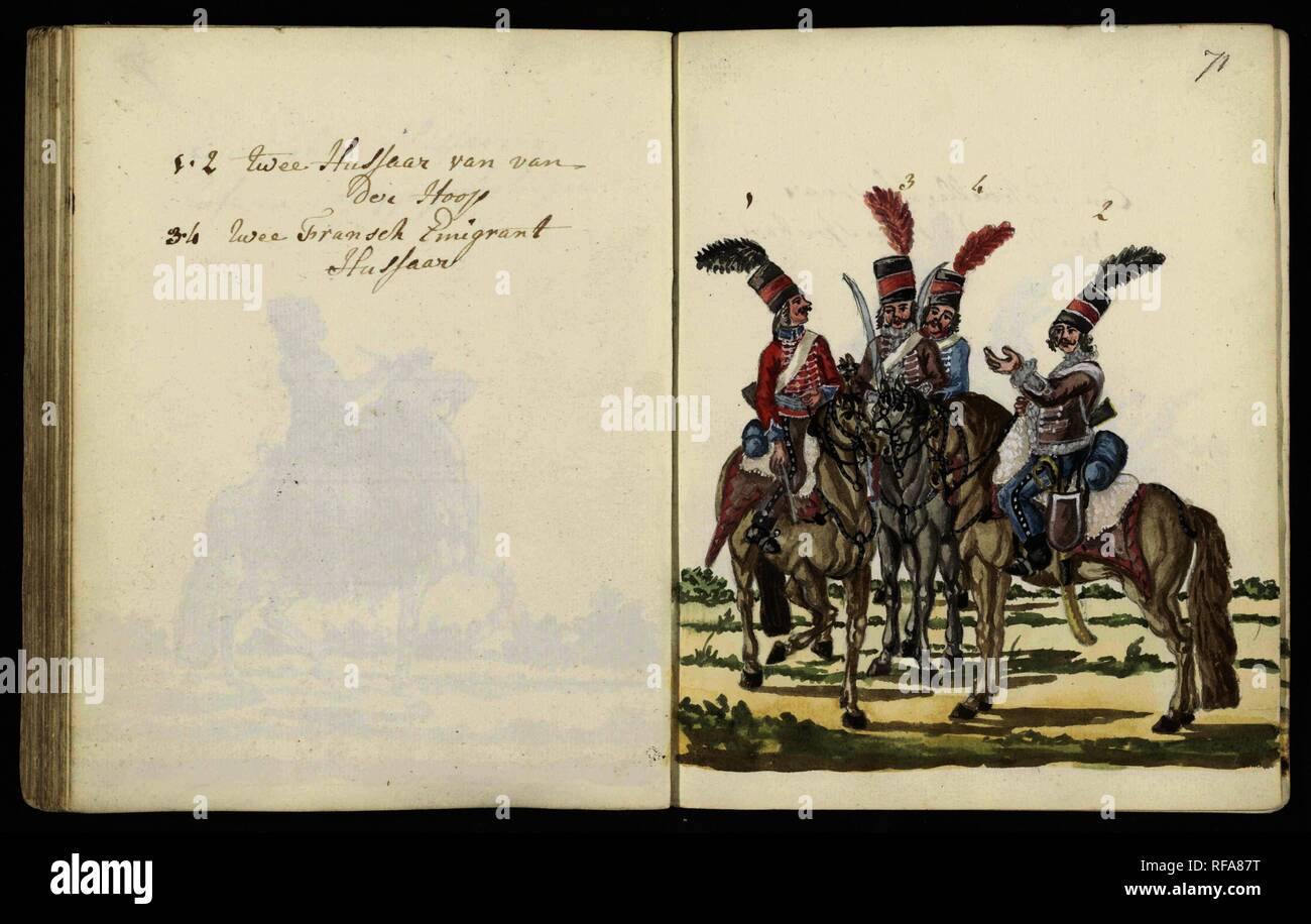 French hussars hi-res stock photography and images - Alamy