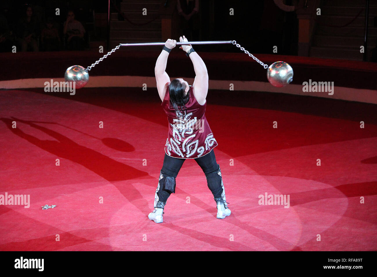 Strong man circus hi-res stock photography and images - Alamy