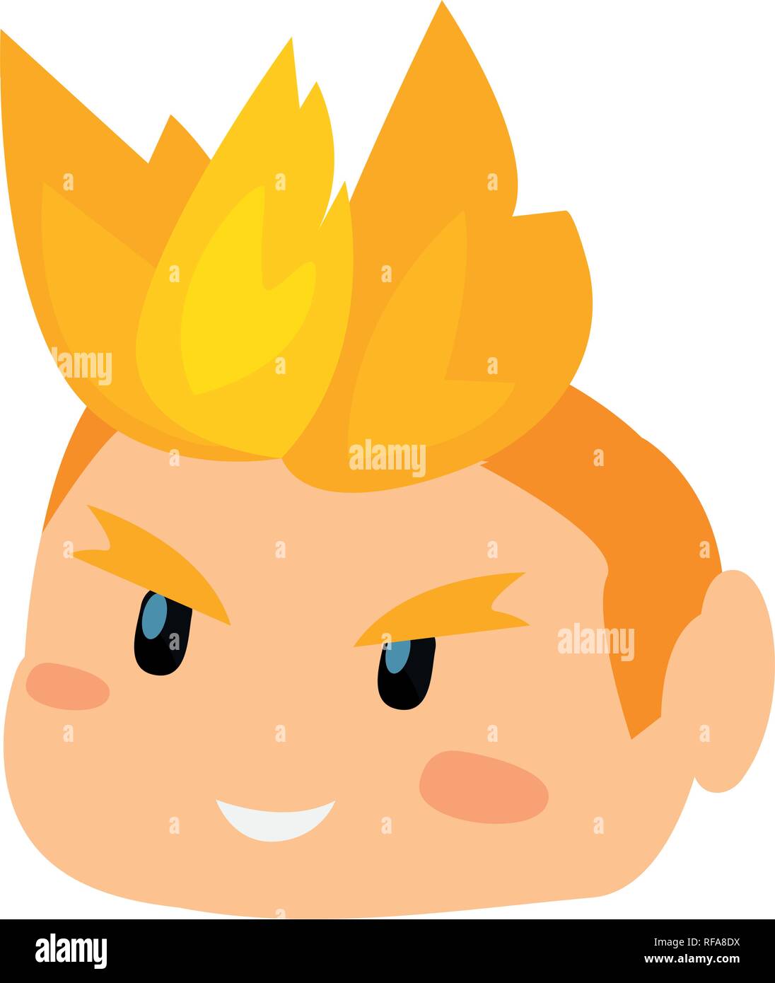 cute bad boy video game background vector illustration Stock Vector ...