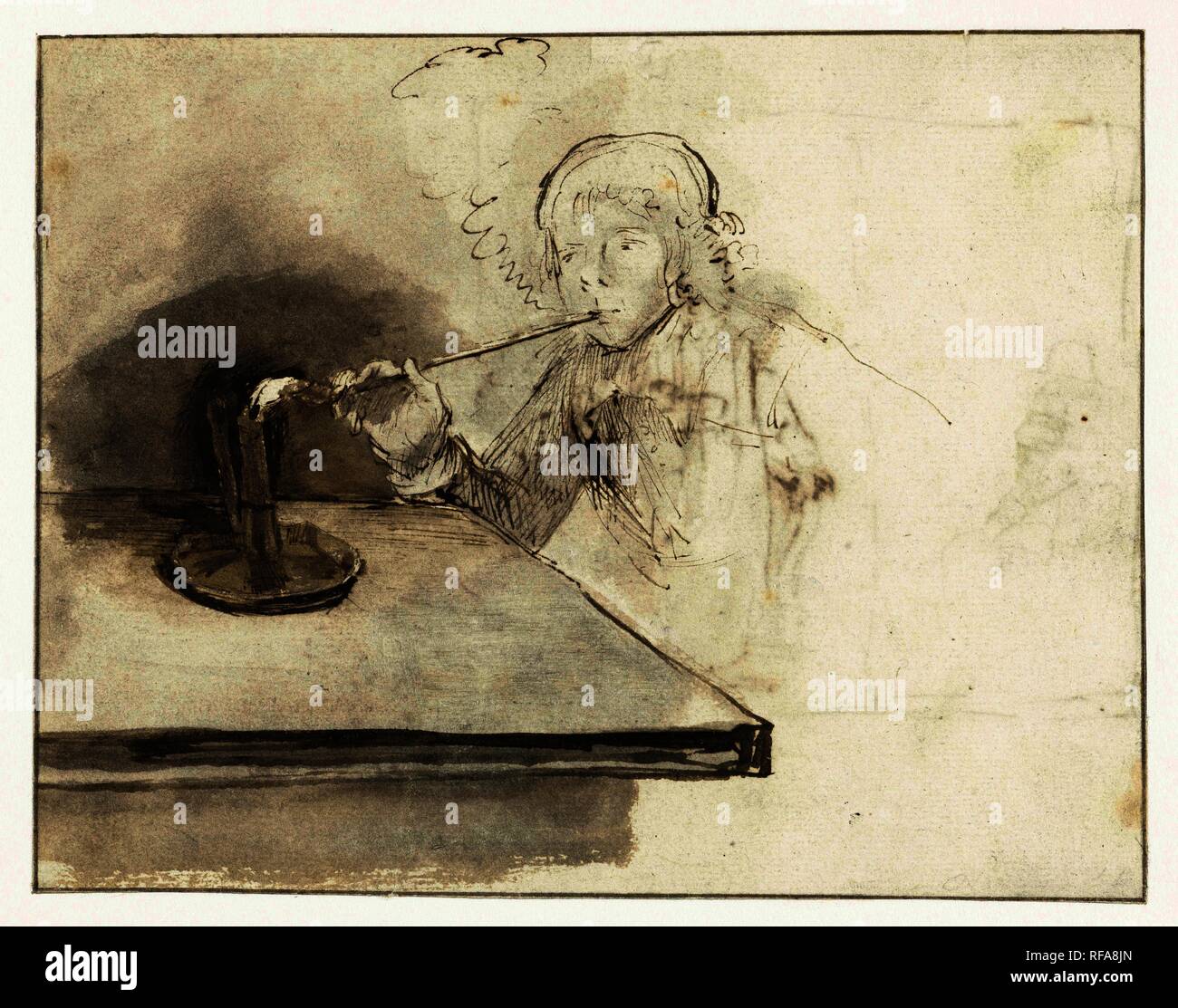 Lighting tobacco pipe hi-res stock photography and images - Alamy