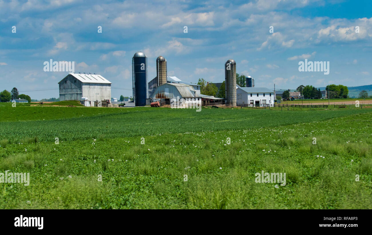 Silo, barn pennsylvania hi-res stock photography and images - Alamy