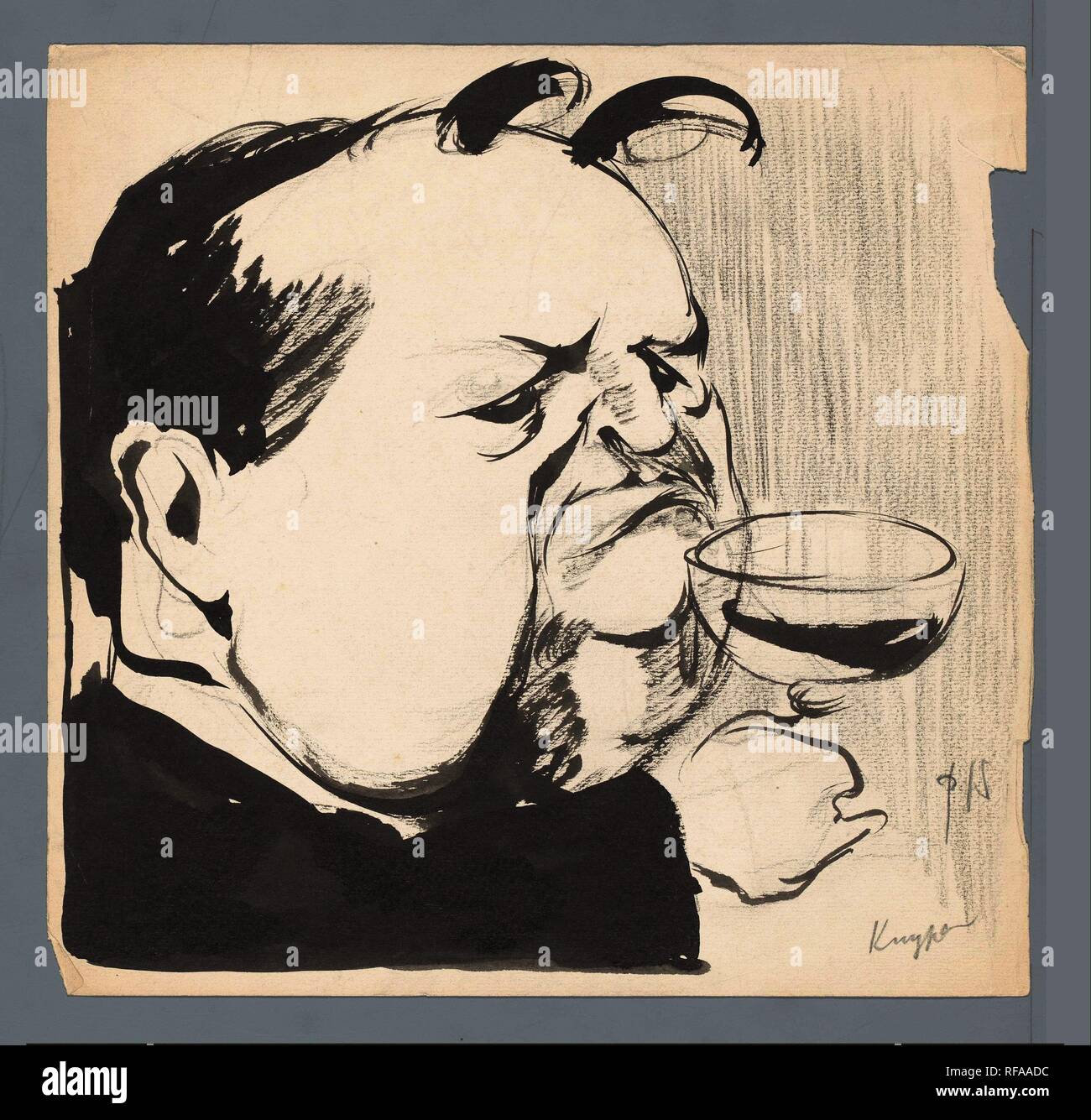 Abraham Kuyper. Draughtsman: Patricq Kroon (signed by artist). Dating ...