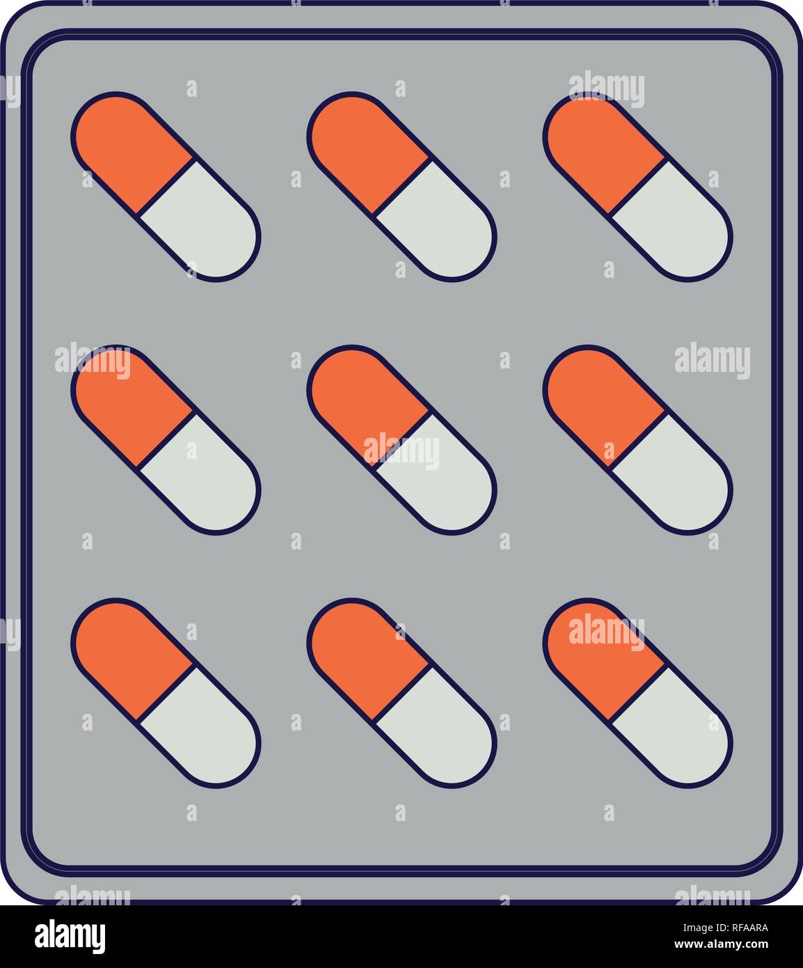 Medicine tablets symbol Stock Vector Image & Art - Alamy