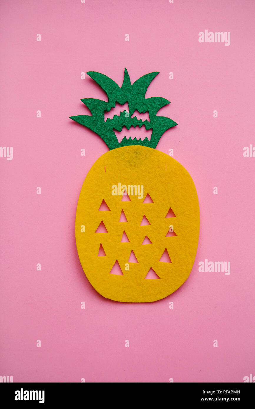 Decorative Pink Pineapple High Resolution Stock Photography and Images ...