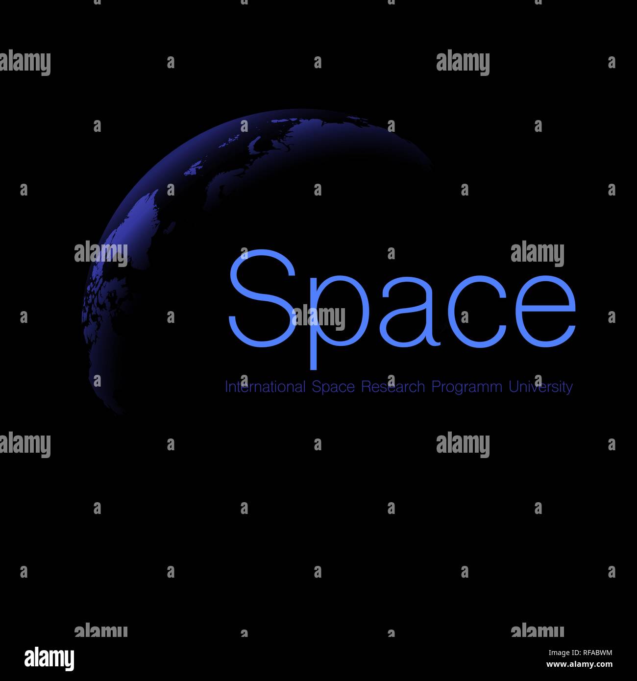 Europe continent dark blue Stock Vector Images - Alamy