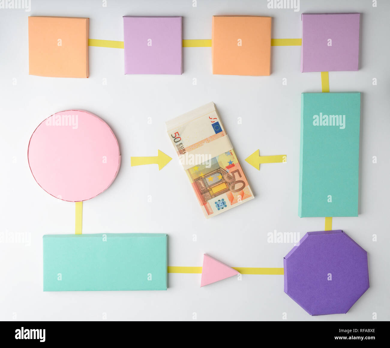 Money art graph hi-res stock photography and images - Alamy