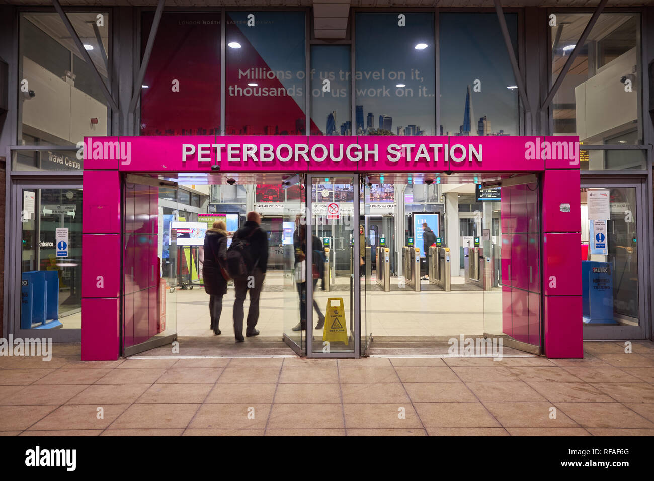 Peterborough station hi-res stock photography and images - Alamy