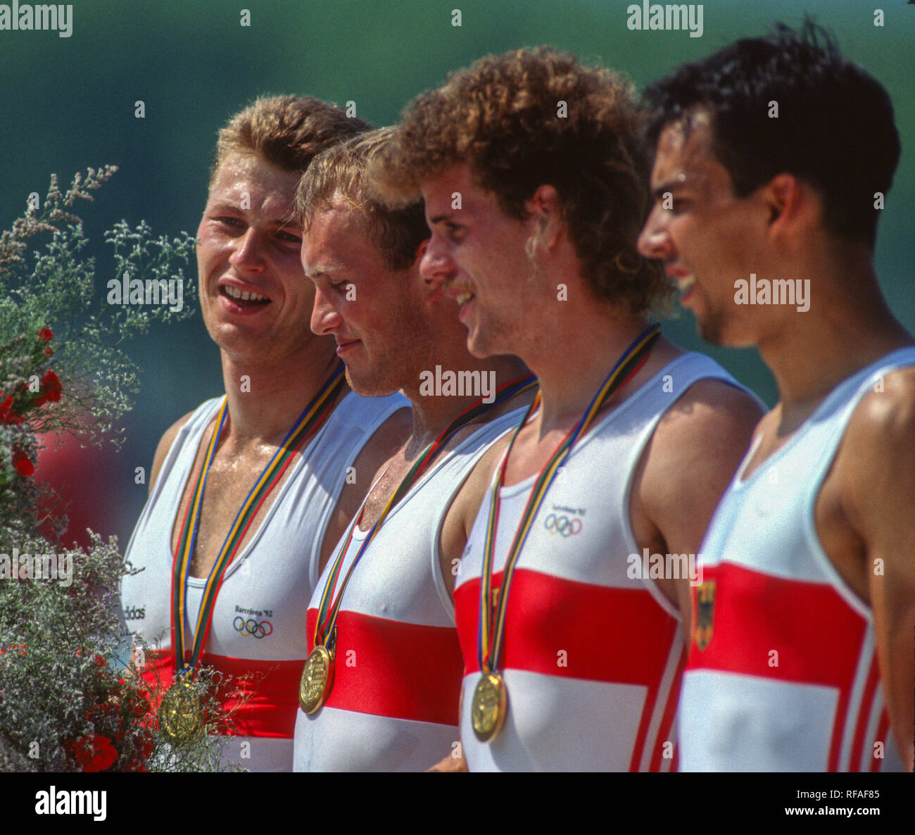 German mens quadruple sculls gold medalist hi-res stock photography and ...