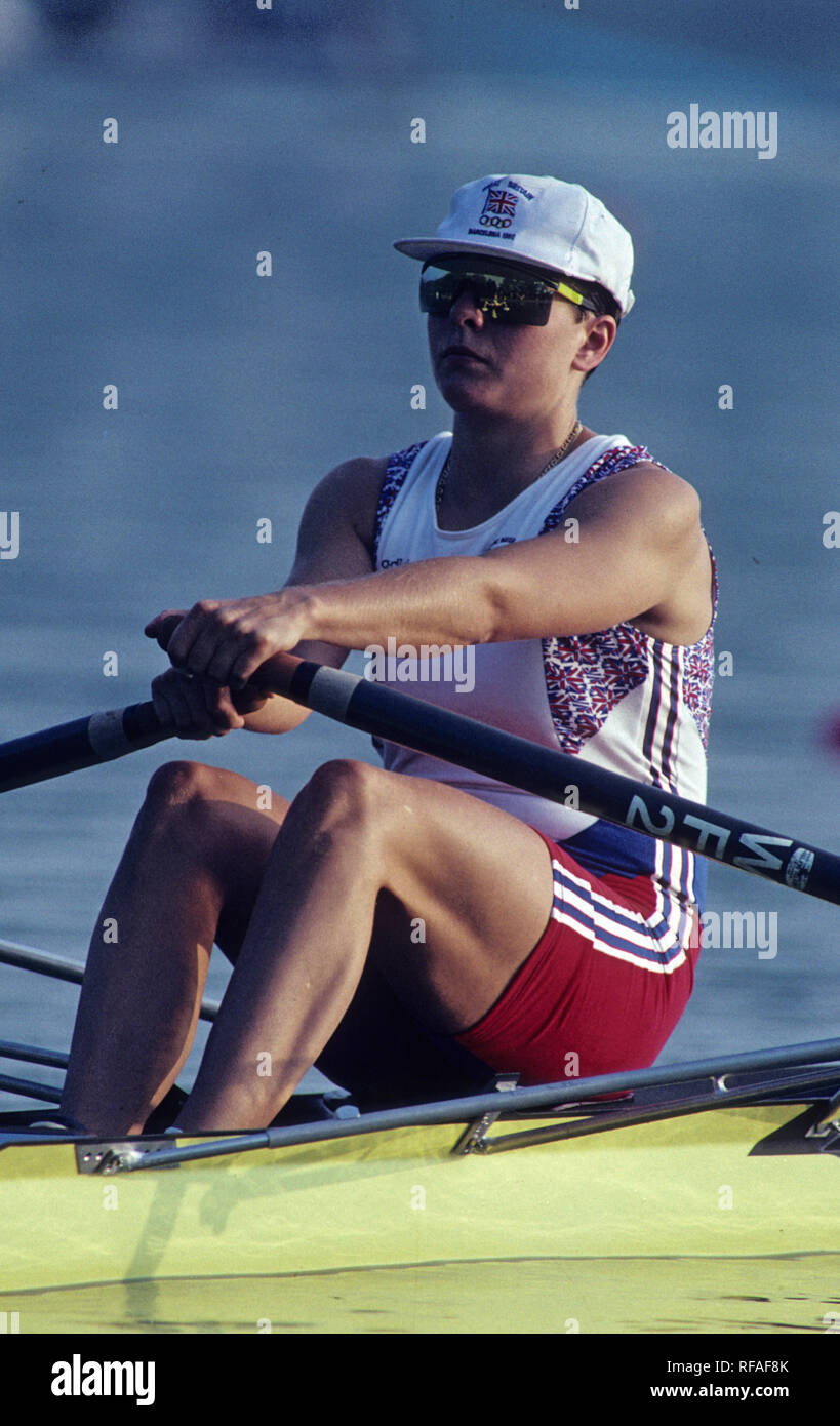 Tish reid 1992 olympic rowing regatta lake banyoles hi-res stock ...
