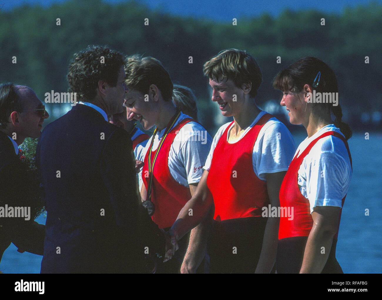 Left fisa ceo john boultbee and fisa president dennis oswald hi-res ...