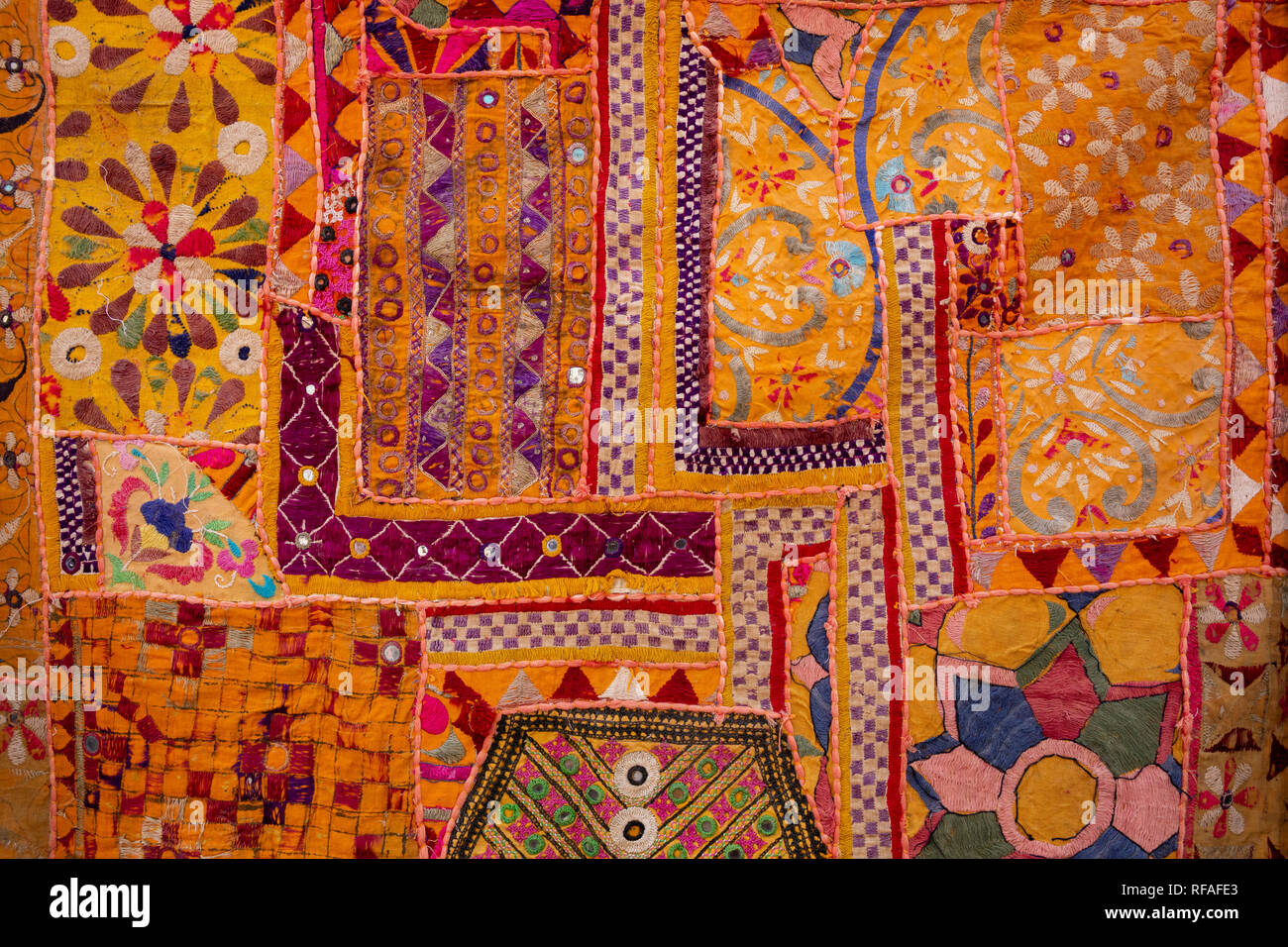 Indian patchwork hi-res stock photography and images - Alamy