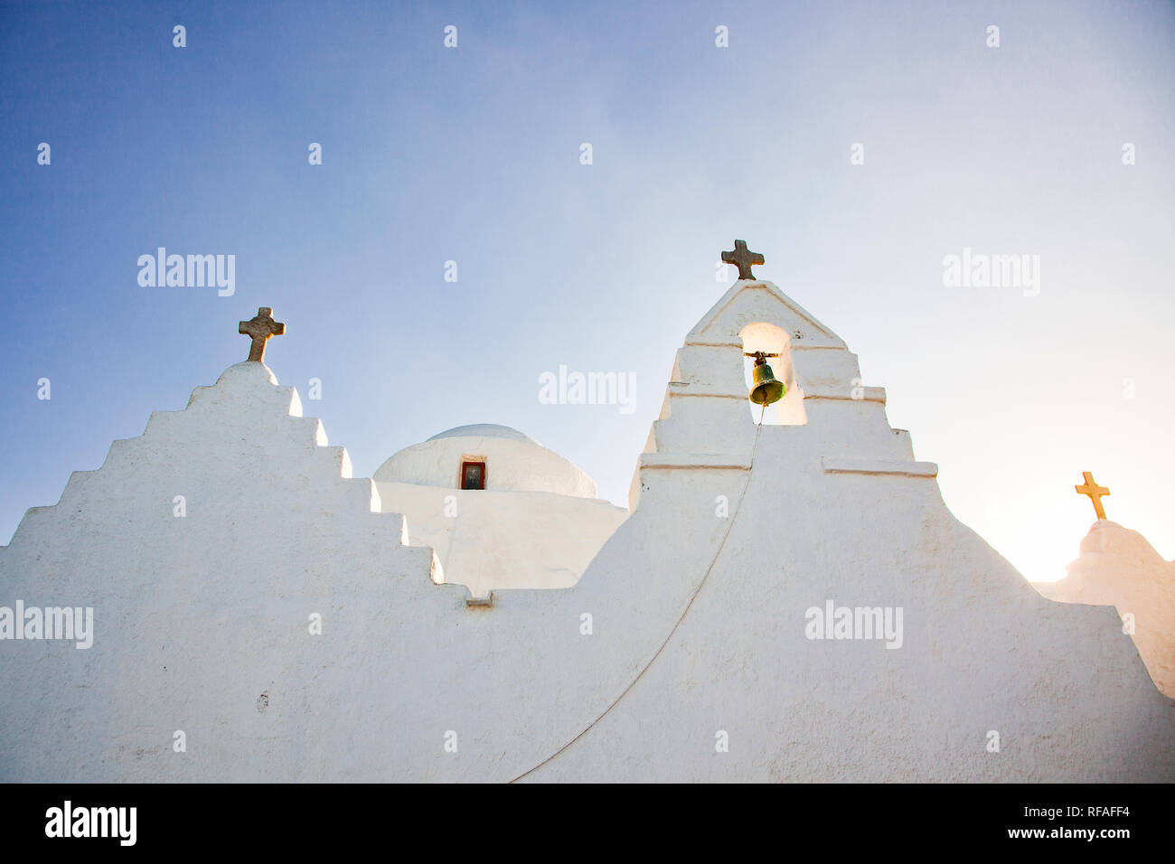 minimalist greek church detail Stock Photo - Alamy