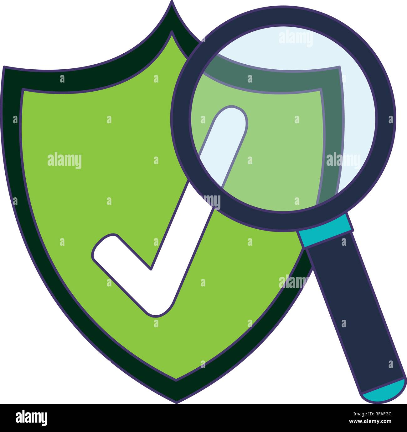 Design magnifying glass logo green hi-res stock photography and images ...