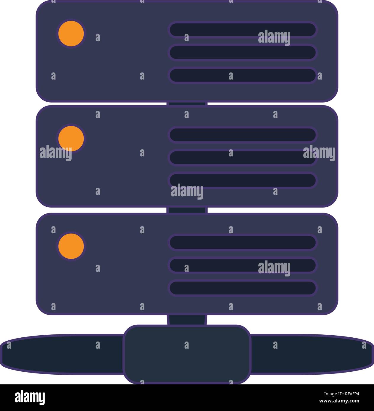 storage database servers blue lines Stock Vector Image & Art - Alamy