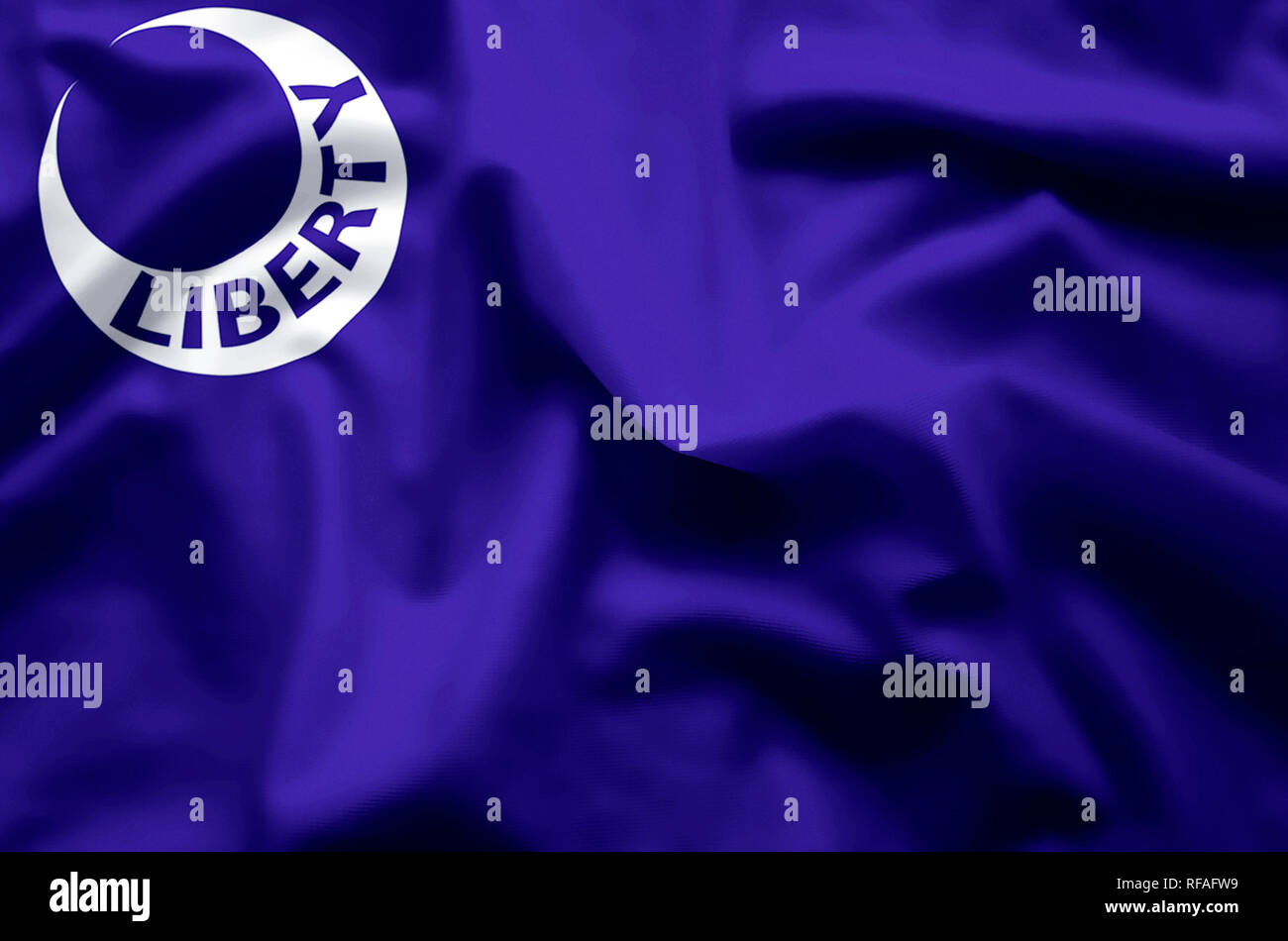 Fort Moultrie stylish waving and closeup flag illustration. Perfect for ...