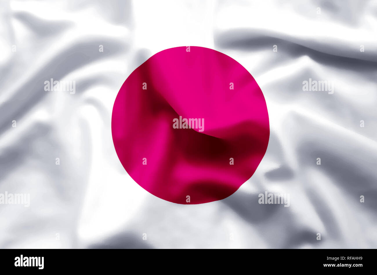 Japan flag hd hi-res stock photography and images - Alamy