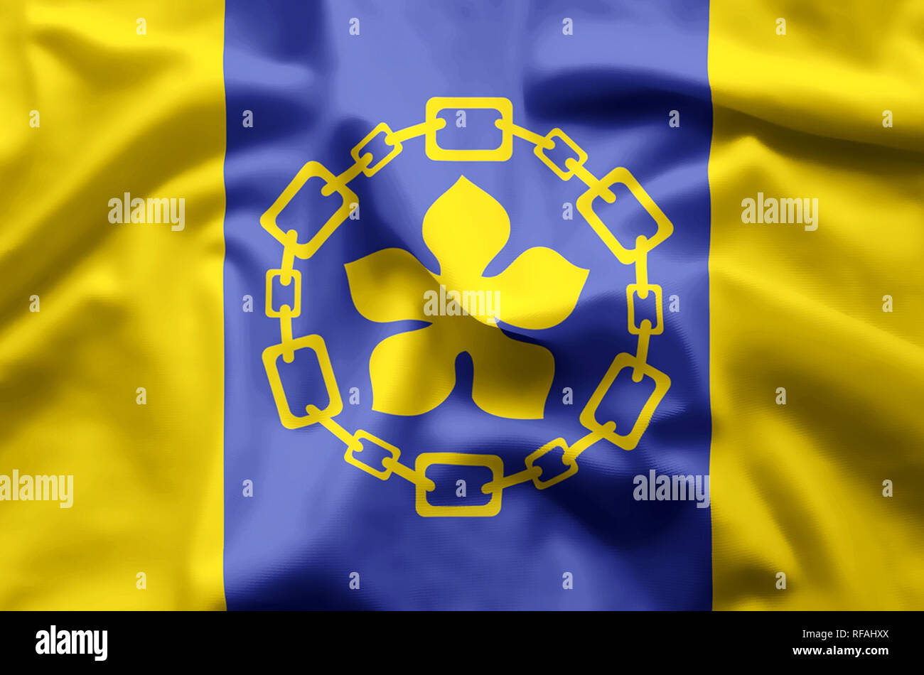 Hamilton stylish waving and closeup flag illustration. Perfect for ...