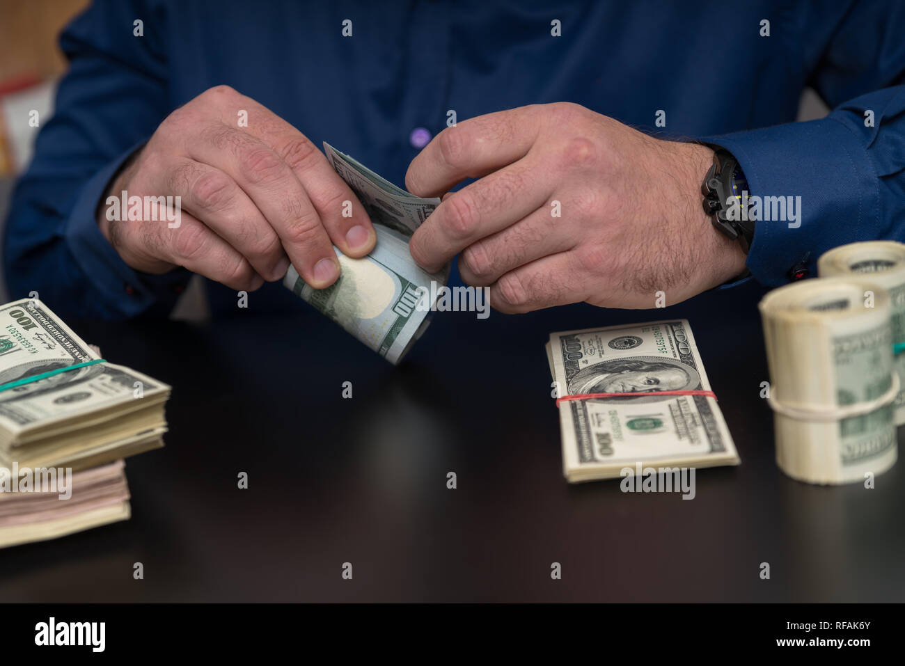 Rolling off table hi-res stock photography and images - Alamy