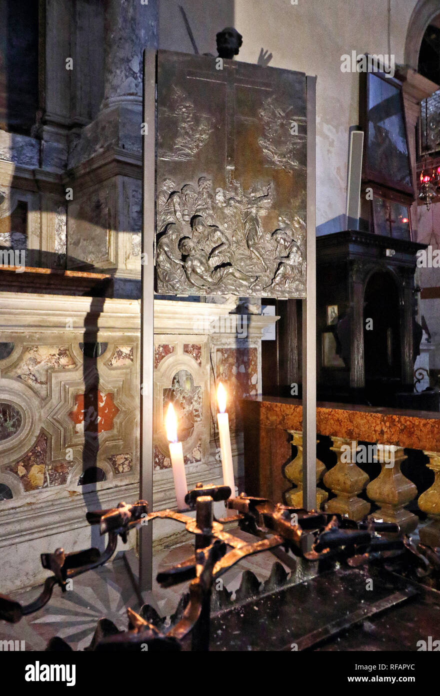 Venice, Italy. 9th Nov, 2018. Santa Maria dei Carmini, also called ...