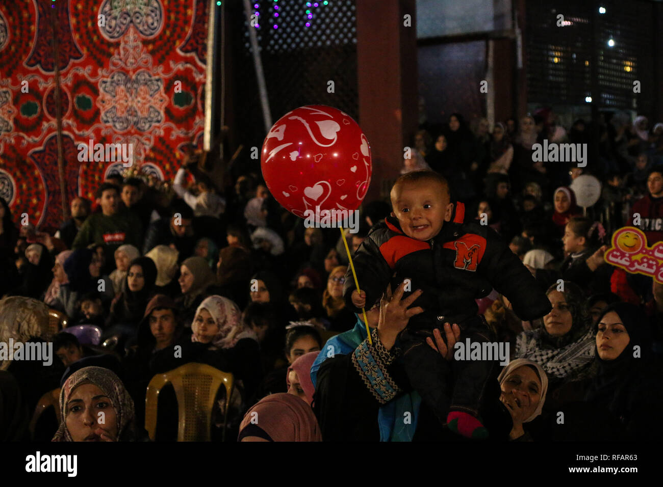 University graduates attend graduation ceremony hi-res stock ...