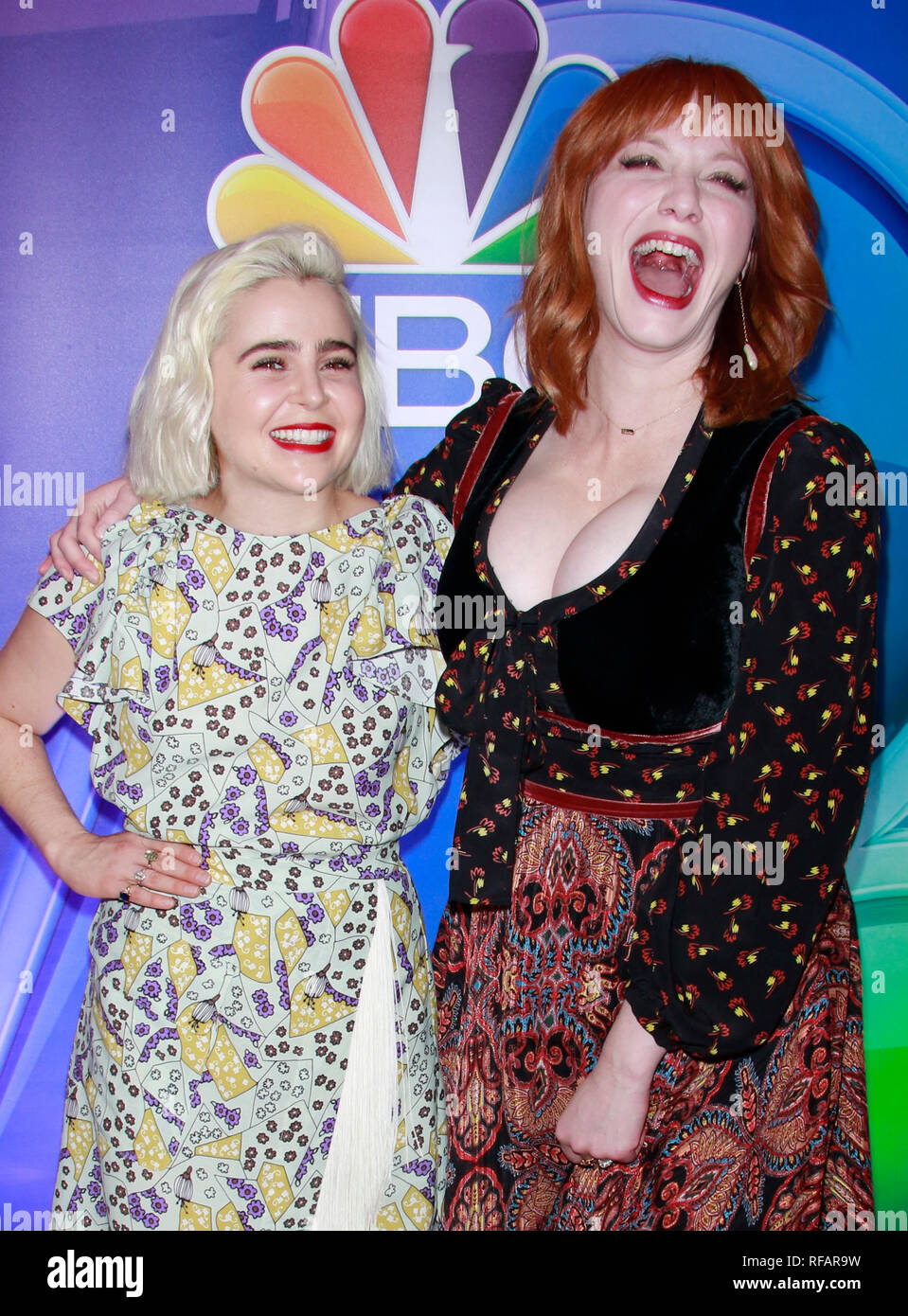 New York, NY, USA. 24th Jan, 2019. Mae Whitman and Christina Hendricks ...
