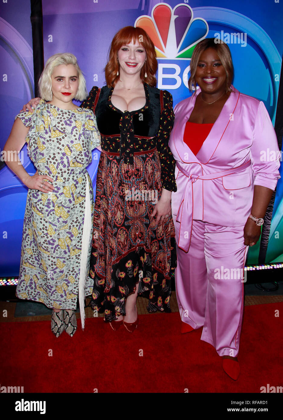 New York, NY, USA. 24th Jan, 2019. Mae Whitman and Christina Hendricks ...