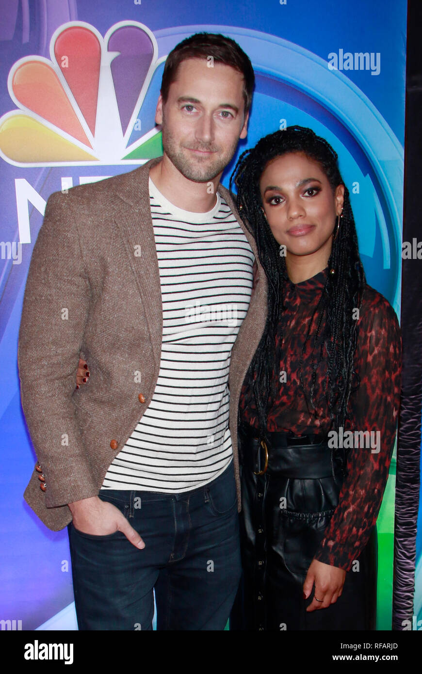 Ryan eggold freema agyeman hi-res stock photography and images - Alamy
