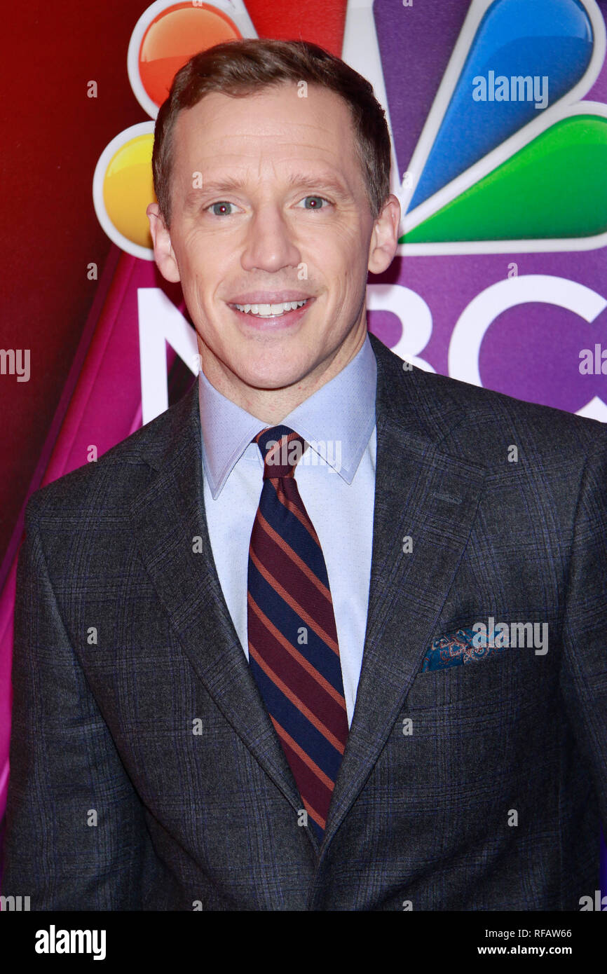 New York, NY, USA. 24th Jan, 2019. Liam McHugh at NBC's Fall New York ...